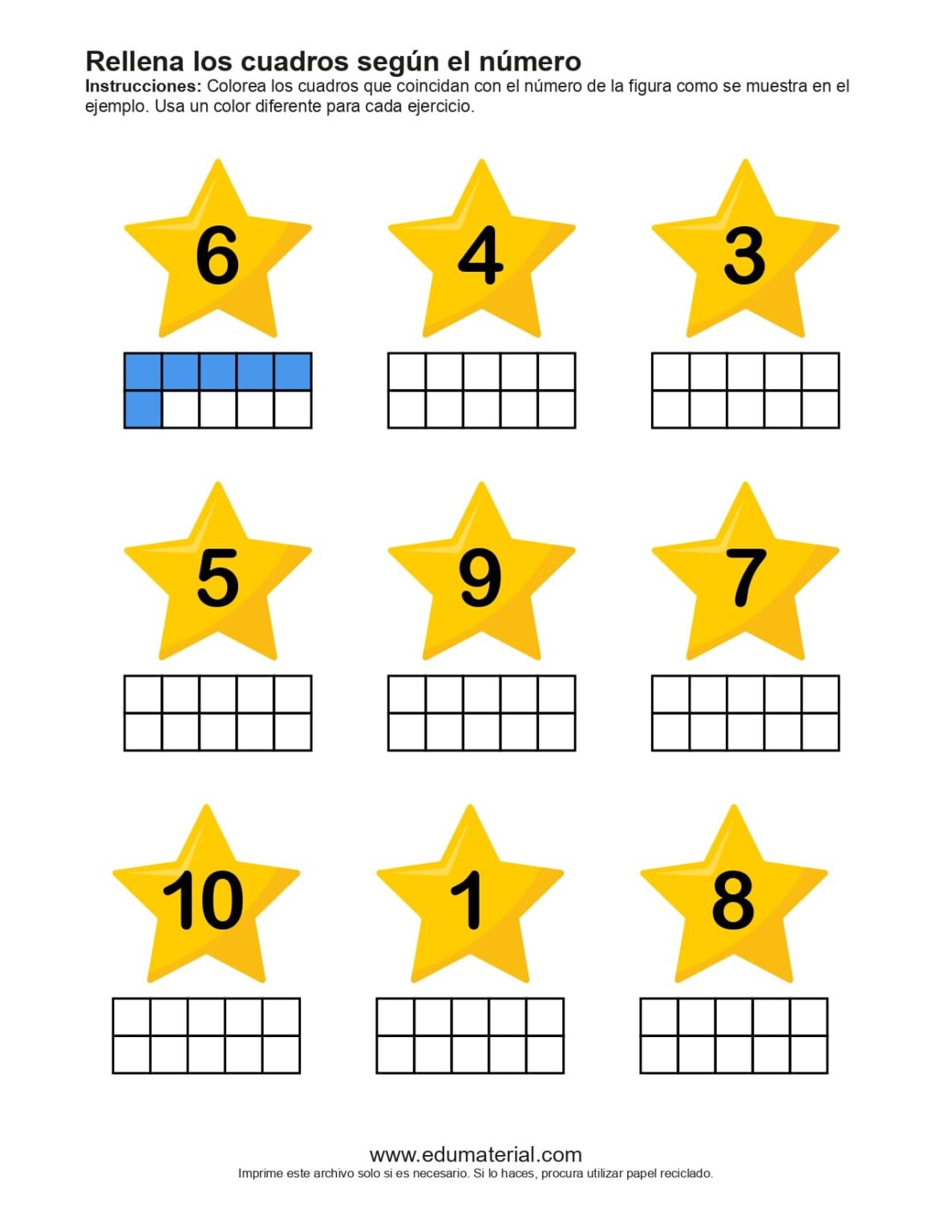 Contando De 5 en 5 (Set 1) - EduMaterial