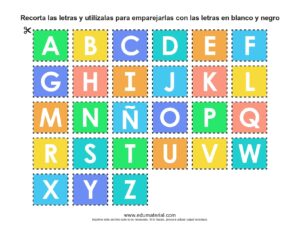 Encuentra Las Letras (Set 1) - EduMaterial