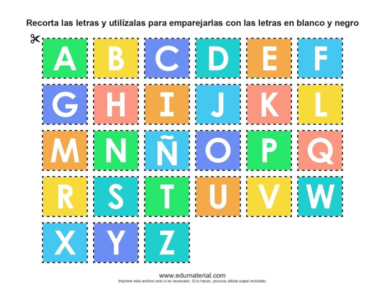 Encuentra Las Letras (Set 1) - EduMaterial