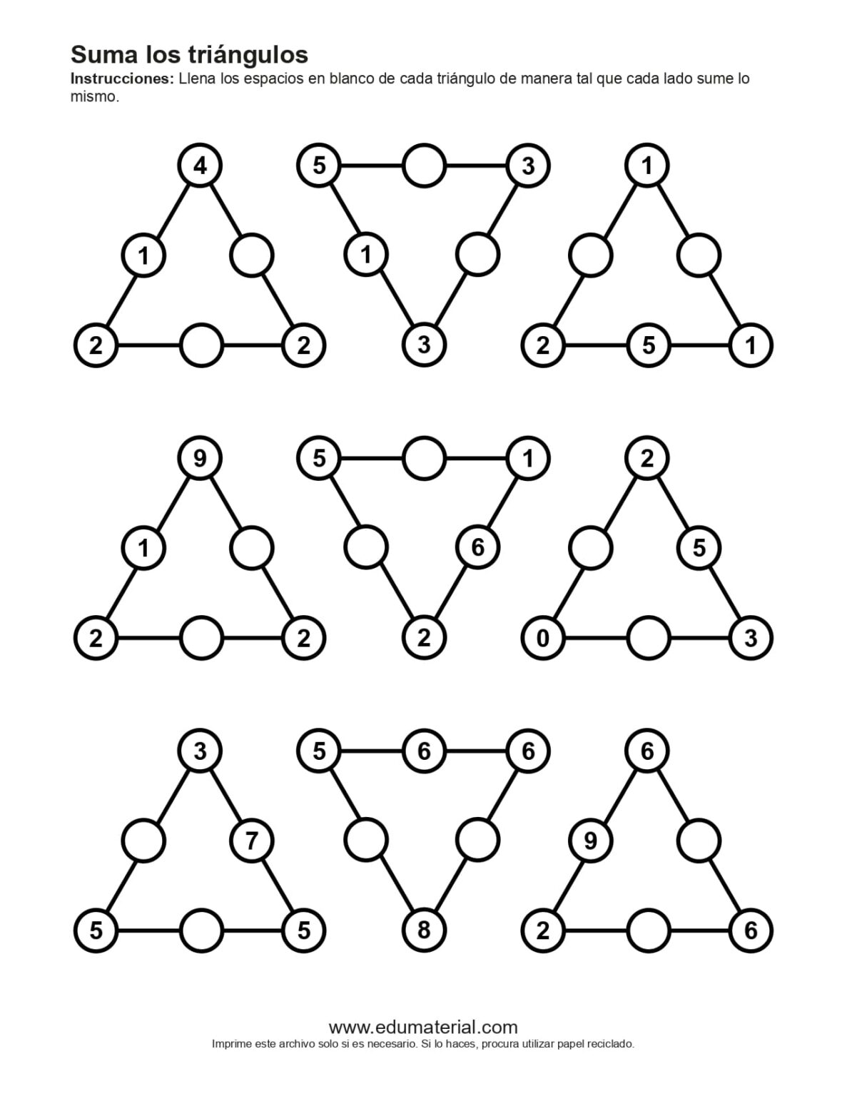 Sumas Con Dos Dígitos (Set 2) - EduMaterial
